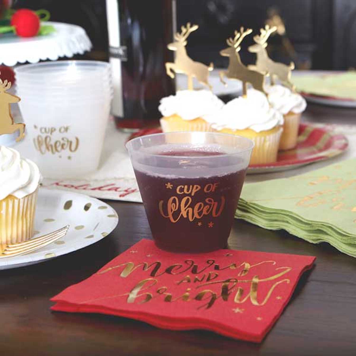 Cup of Cheer Frost Flex Cups (Pack of 8) | Cup of Cheer | For Your Party