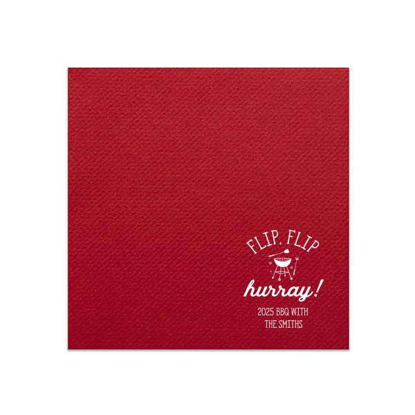 Reunion Extra-Large Dinner Napkin (Foil) | Personalized Party Custom ...