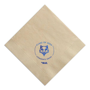 Class of School Mascot Napkin | Diamond Luncheon Napkin | For Your Party