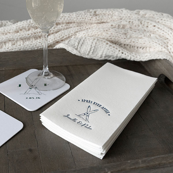 Après Ever After Folded Dinner Napkin | Folded Linen Like Dinner Napkin ...