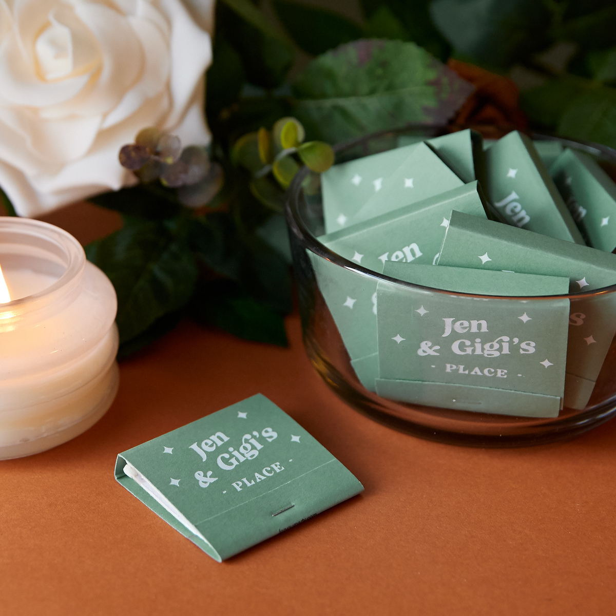 Our Place Matchbook | 30 Strike Matchbook | For Your Party