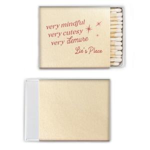 Square Matchboxes | For Your Party